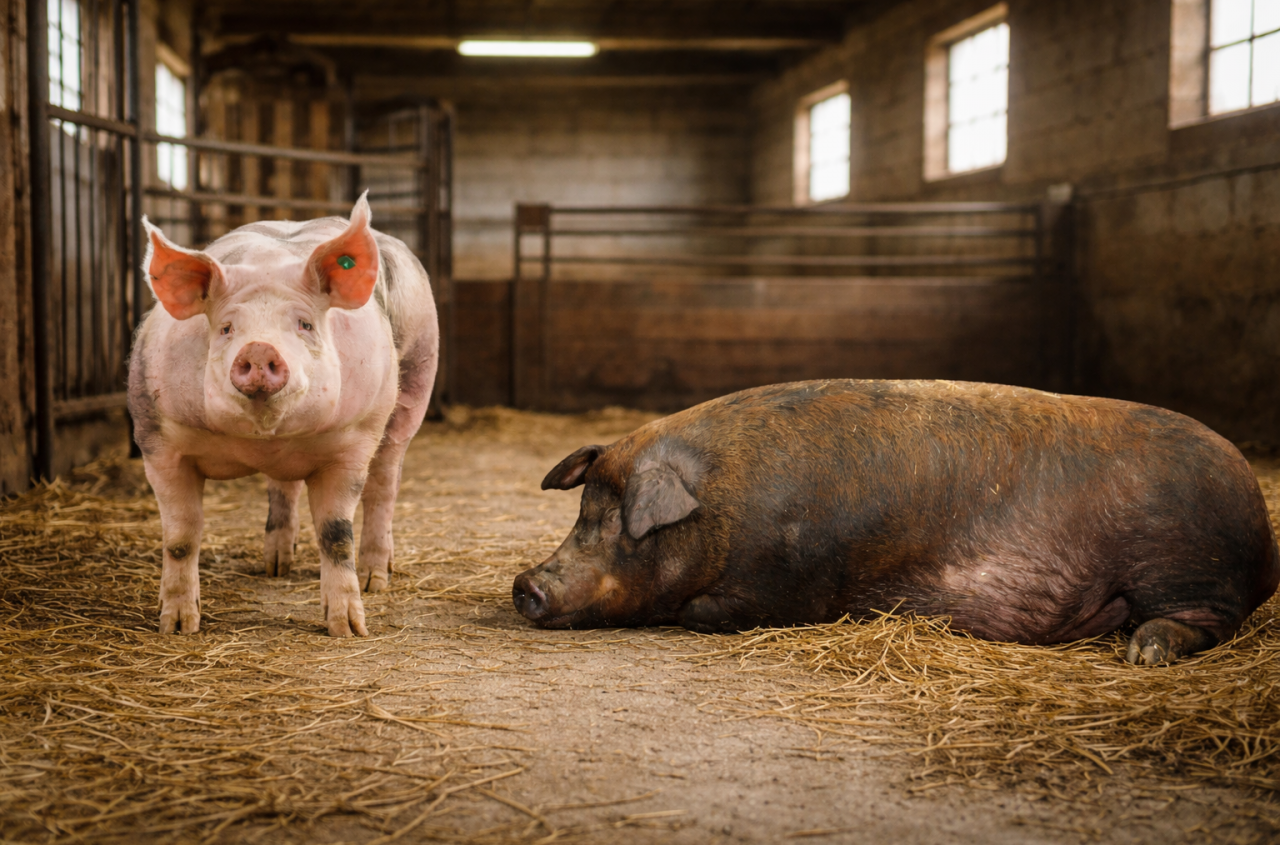 Knur Duroc czy Pietrain: który z nich jest bardziej płodny?
